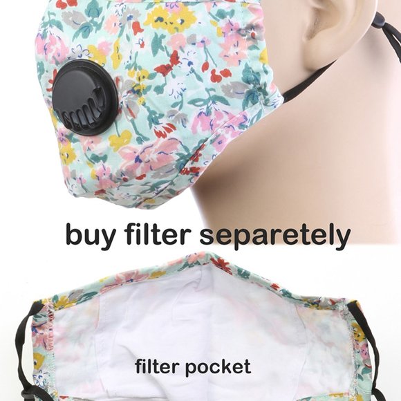 Accessories | Mint Green Resuable Respirator Cotton Mask | Poshmark